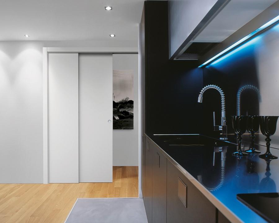 Porta Embutida Telescópica Único | Eclisse Brasil